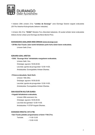 Programa euskaraz sf18 | PDF