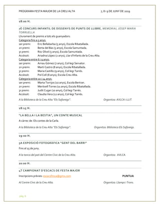 Programa fm creu alta | PDF