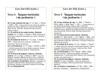 Programa general projecte hort i jardi | PDF