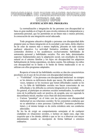 Programa habilidades sociales_del_vc | DOC