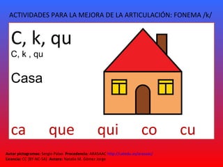 Articulación del fonema /k/ | PPT