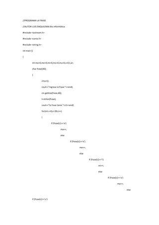 Programa la frase | DOCX