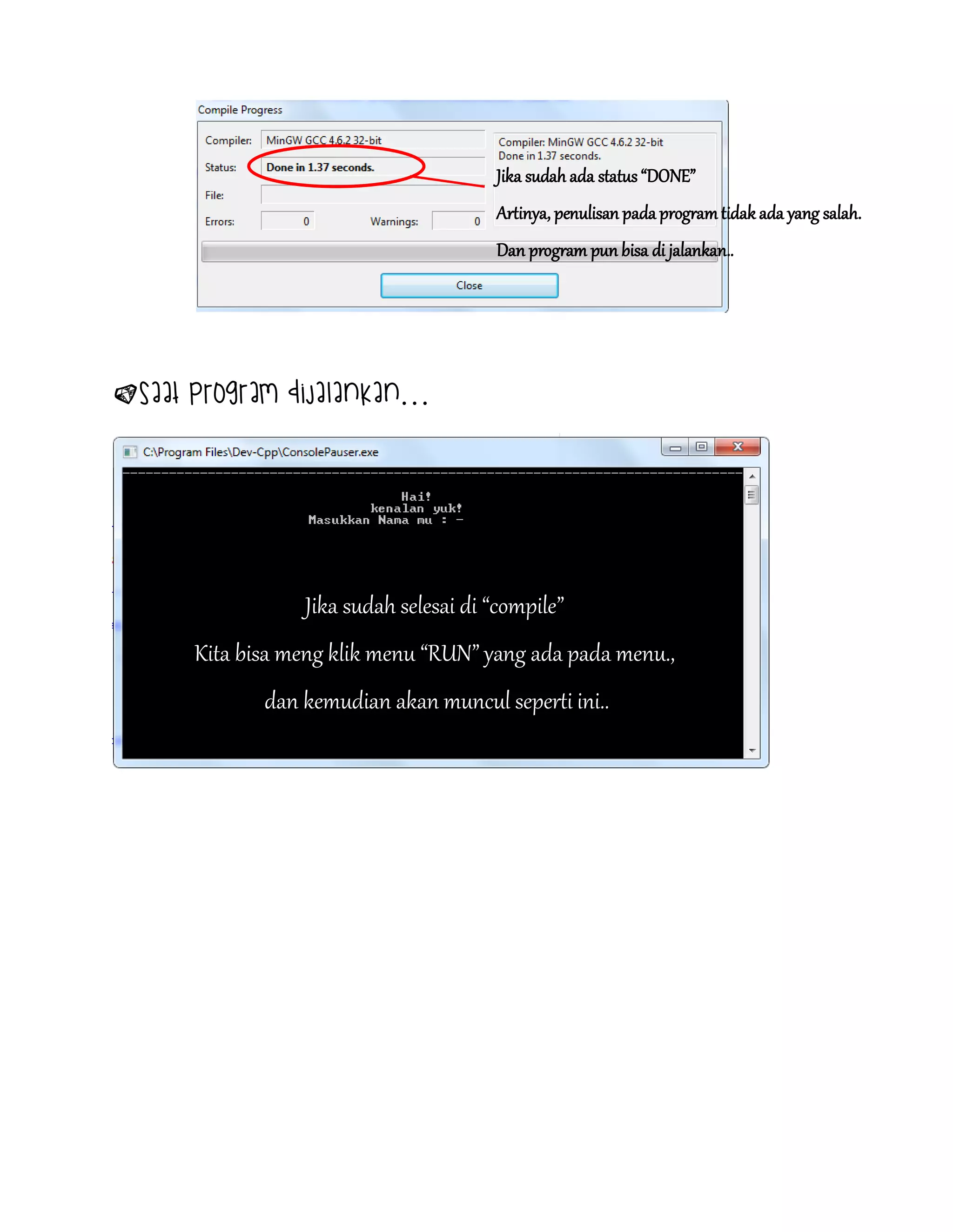 contoh program sederhana bahasa C | PDF