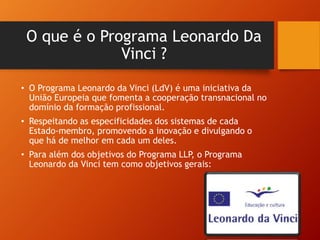 Programa leonardo da vinci | PPTX