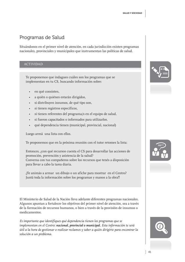 Programa medicos comunitarios