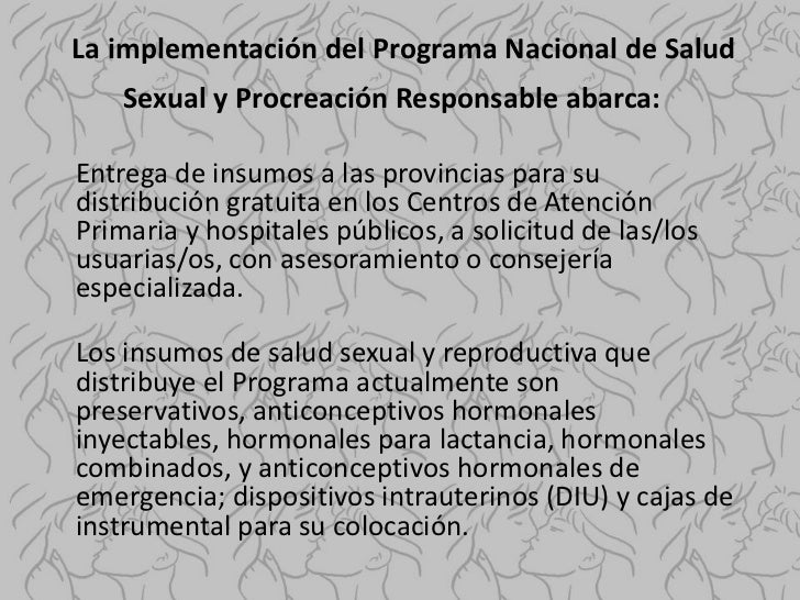 Programa Nacional De Salud Sexual Y Procreación Responsable