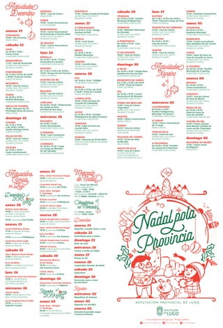Programa de Nadal da Deputación de Lugo | PDF