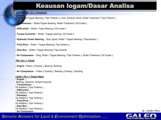 Program Analisa Pelumas New- oil analysis.ppt