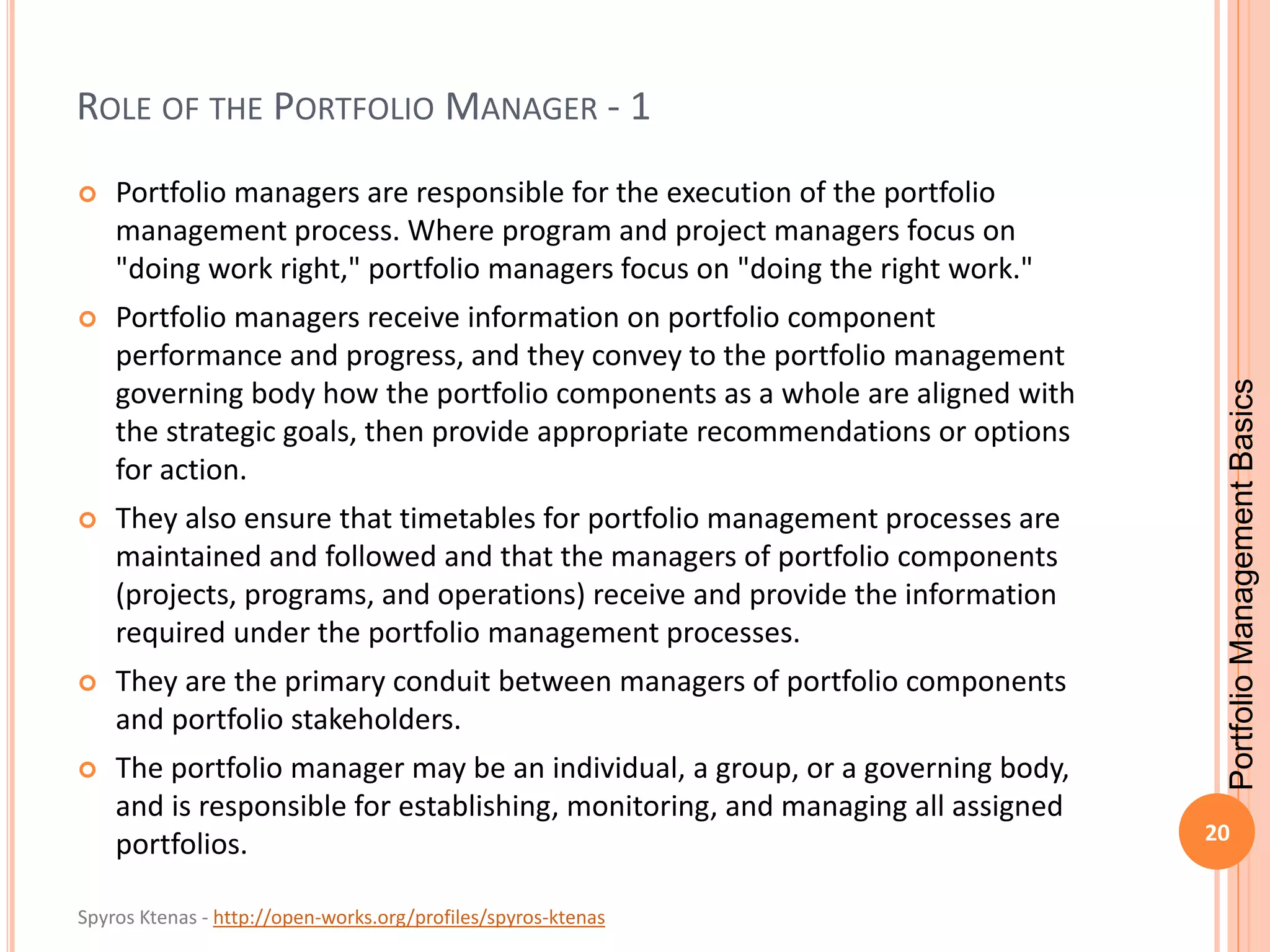 Program and Portfolio Management Basics Brief | PDF