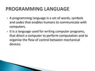 Program and programming | PPT