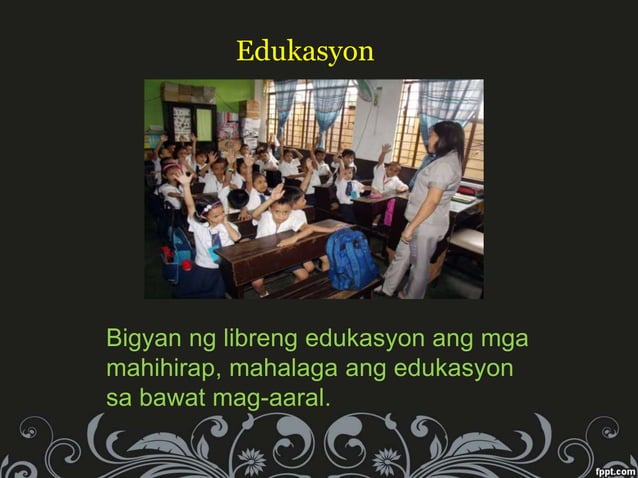 Programa ng pamahalaan mangibunong 6 sjb | PPT