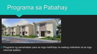 Programa ng pamahalaan sa pagpapaunlad ng bansa agas srl6 | PPTX