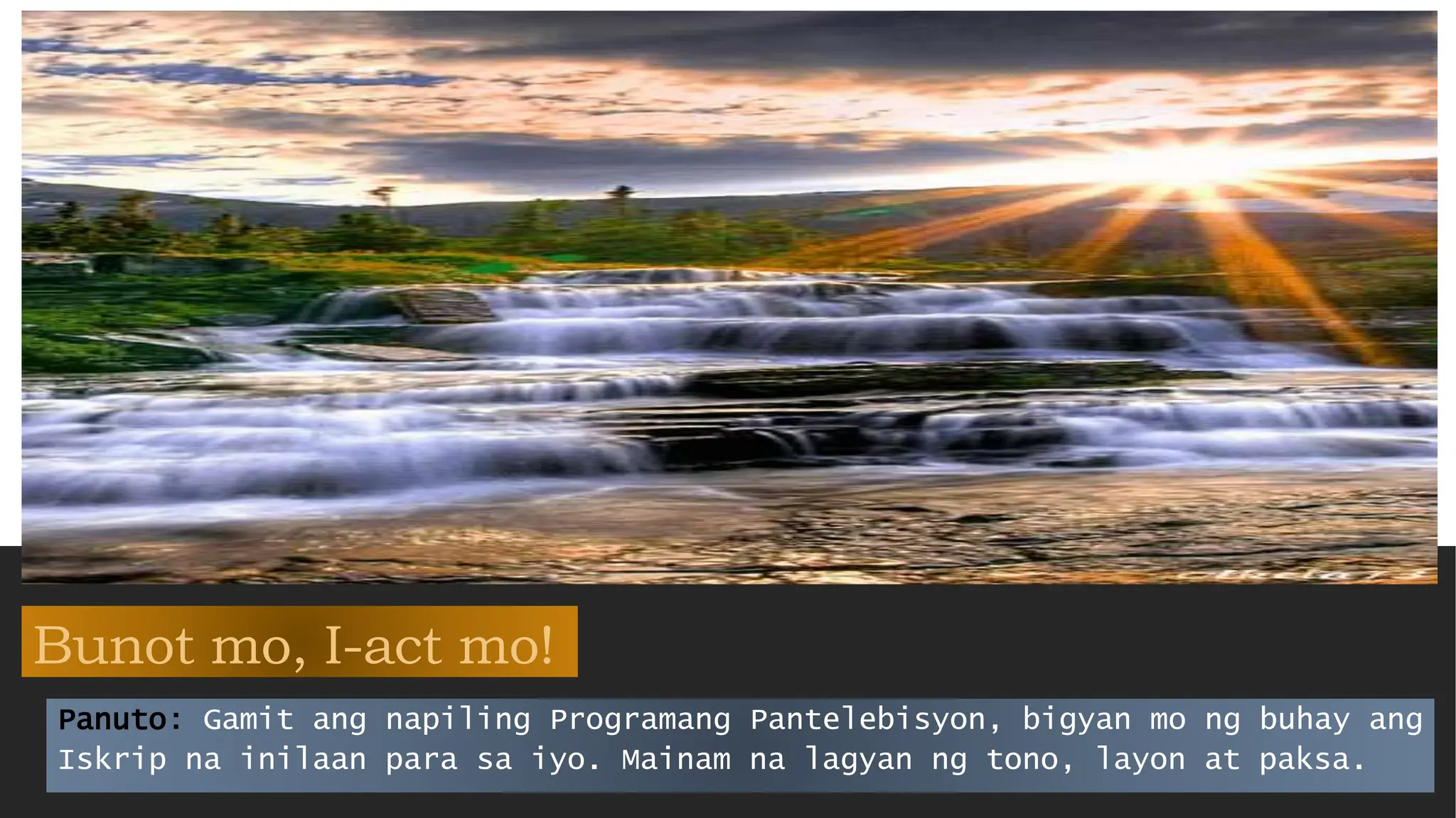 Programang pantelebisyon filipino 8 topiko | PPTX