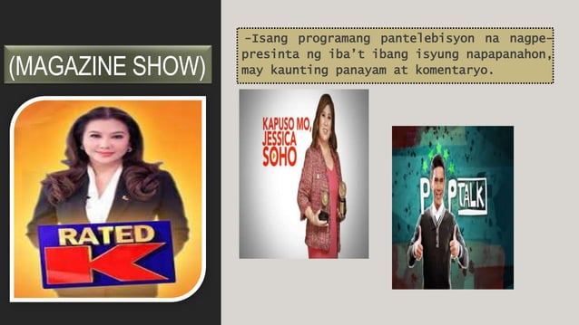 Programang pantelebisyon filipino 8 topiko | PPTX
