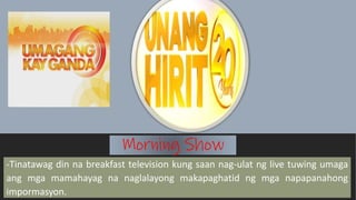 Programang pantelebisyon filipino 8 topiko | PPTX