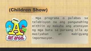 Programang pantelebisyon filipino 8 topiko | PPTX