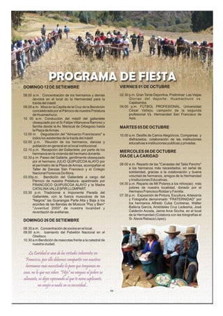 Programa Panchito 2010 | PDF