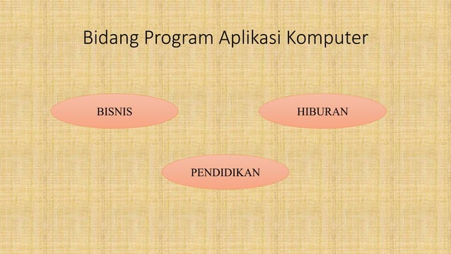Program aplikasi komputer | PPT