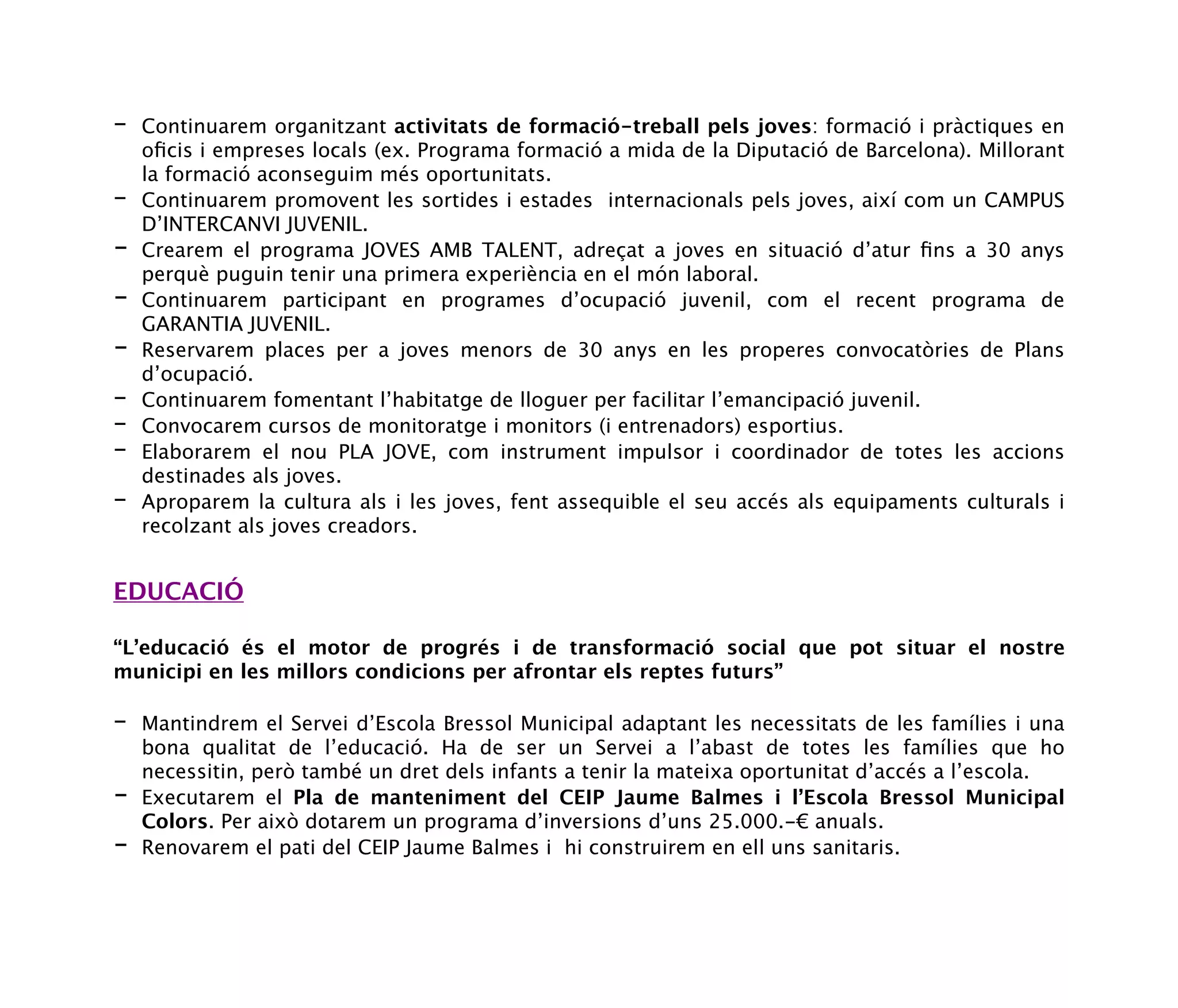 Programa psc castellbell catala | PPT