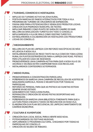 Programa PSOE Ribadeo eleccións municipais 2023 | PDF