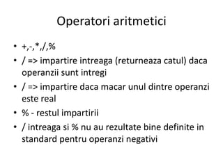 Programarea calculatoarelor c2 | PPT