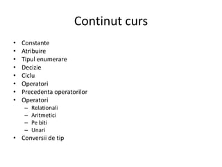 Programarea calculatoarelor c2 | PPT