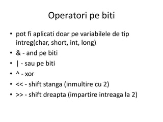 Programarea calculatoarelor c2 | PPT