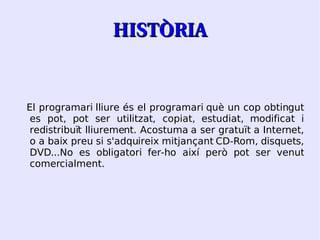 Programari lliure I | PPT