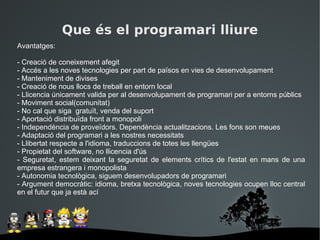 Programari lliure | PDF