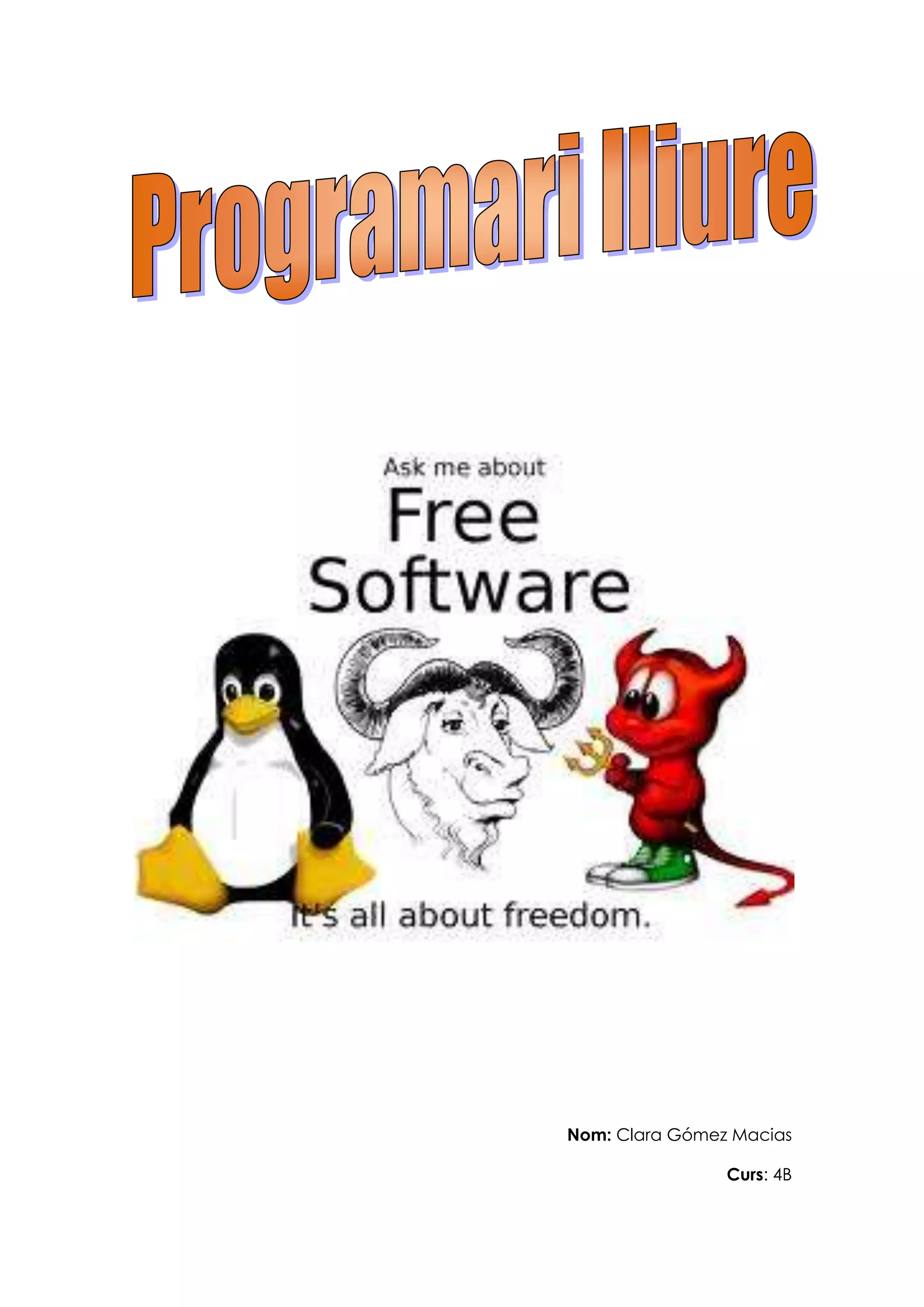 Programari lliure | PDF