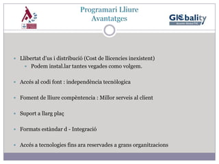 Programari lliure AGORA | PPT