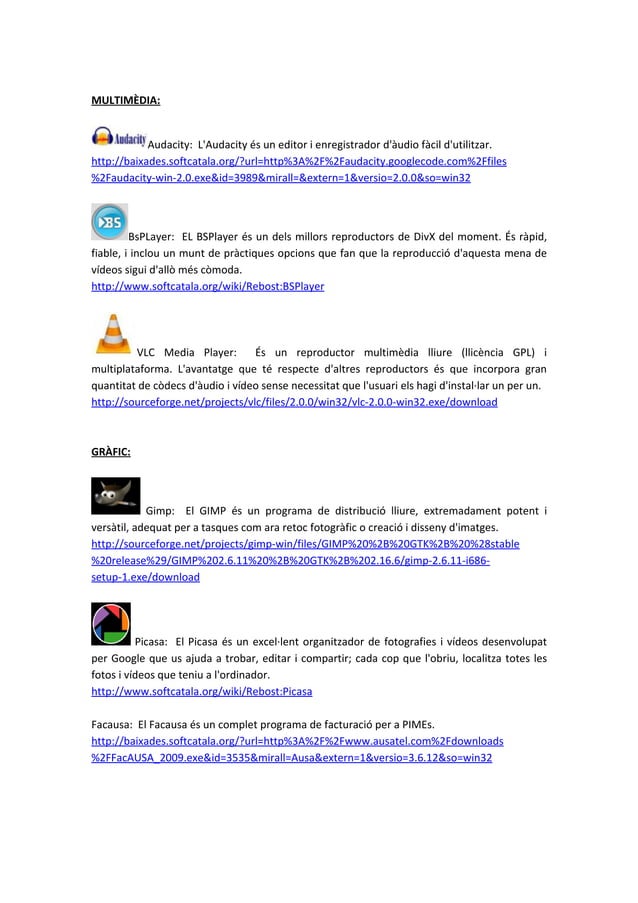 Programari lliure | PDF