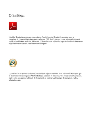 Programari lliure | ODT