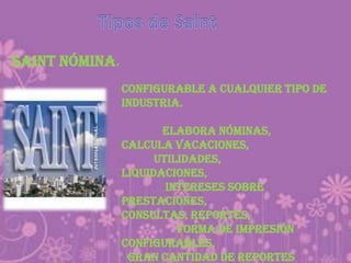 Programa saint. | PPTX