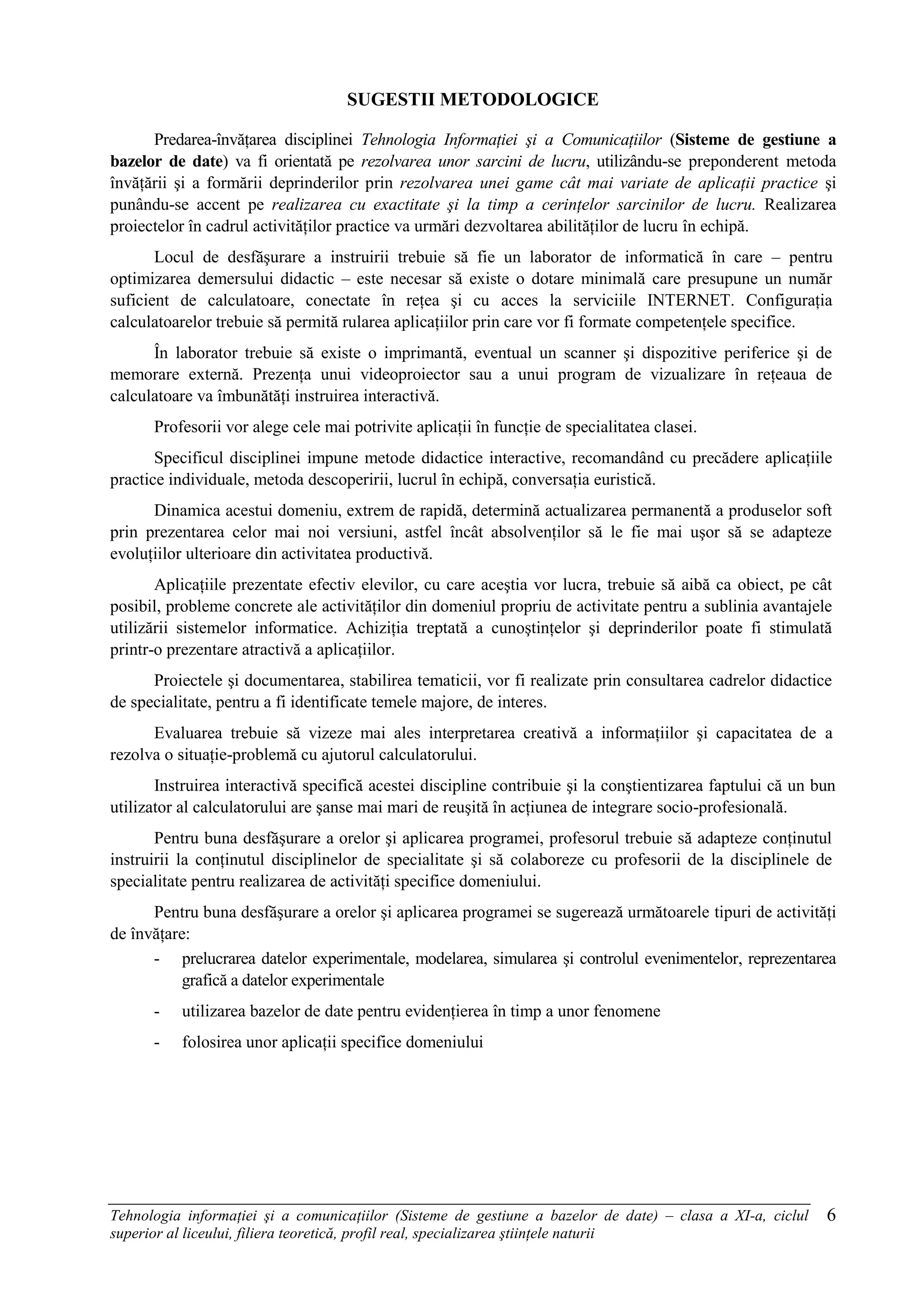 Programa scolara tic-st-naturii_11 | PDF