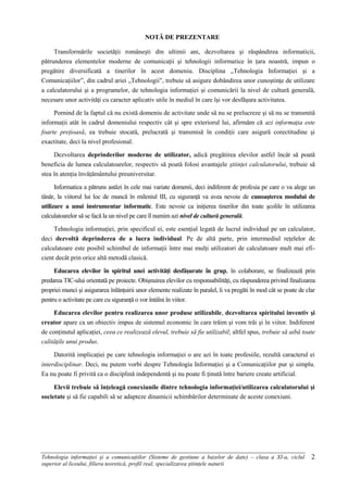 Programa scolara tic-st-naturii_11 | PDF