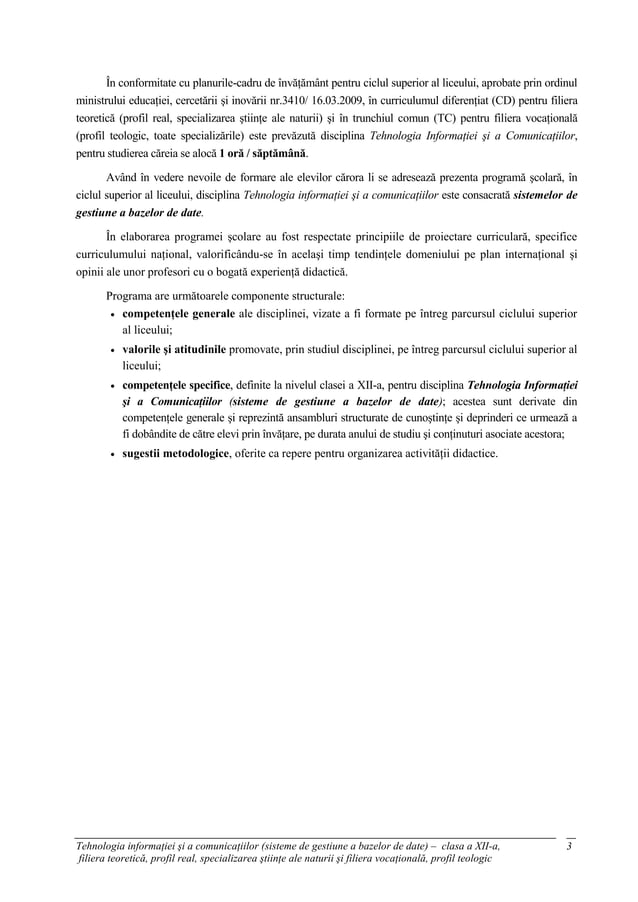 Programa scolara tic-st-naturii_12 | PDF