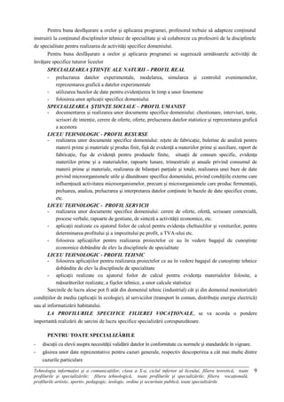 Programa scolara tic_10 | PDF