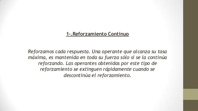 Que Es Un Programa De Reforzamiento - slingo