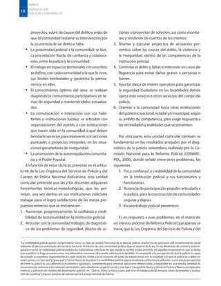 Programa servicio de policia comunal iii | PDF