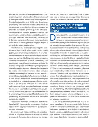 Programa servicio de policia comunal iii | PDF