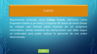 Programas, fuente, objeto | PPTX