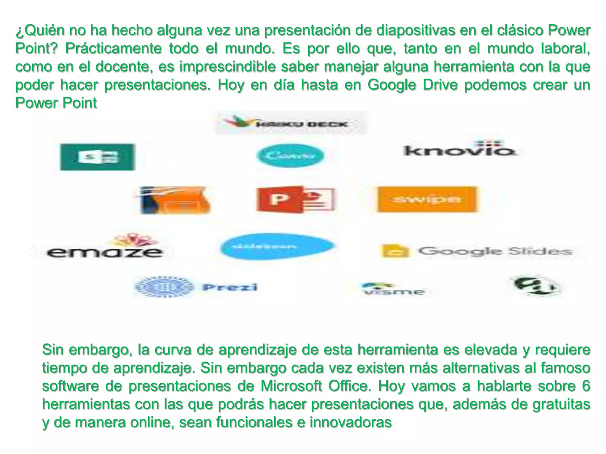 Programas para crear presentaciones.pptx | Technology & Computing