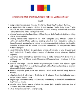 Franţa – o inimă care a bătut pentru Marea Unire | PDF