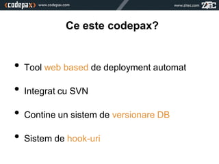 Programatica codepax-16-11-2012 | PPT