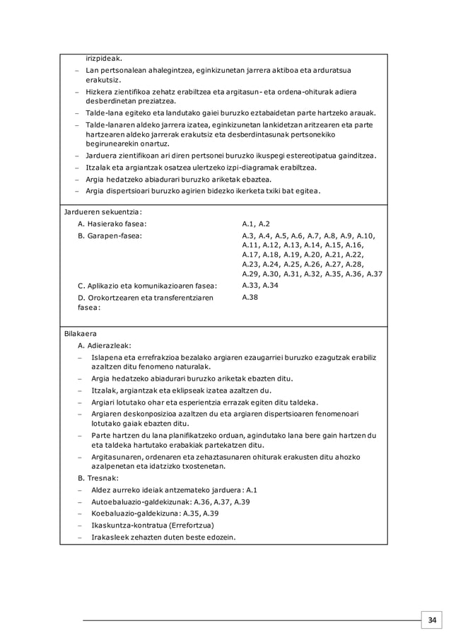 Programazio didaktikoak egiteko gida agiria 2016 | PDF