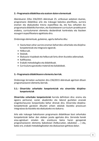 Programazio didaktikoak egiteko gida agiria 2016 | DOCX