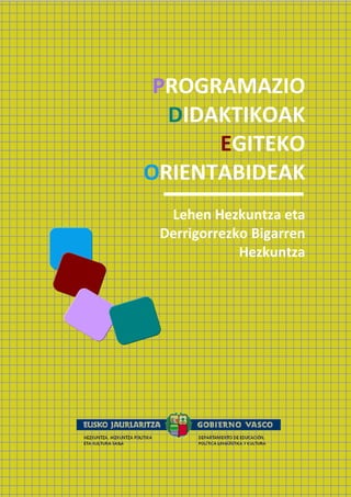 Programazio didaktikoak lh eta dbh | PDF