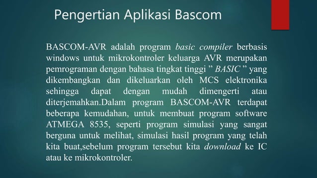 Program bascom avr sederhana | PPT