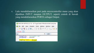 Program bascom avr sederhana | PPTX